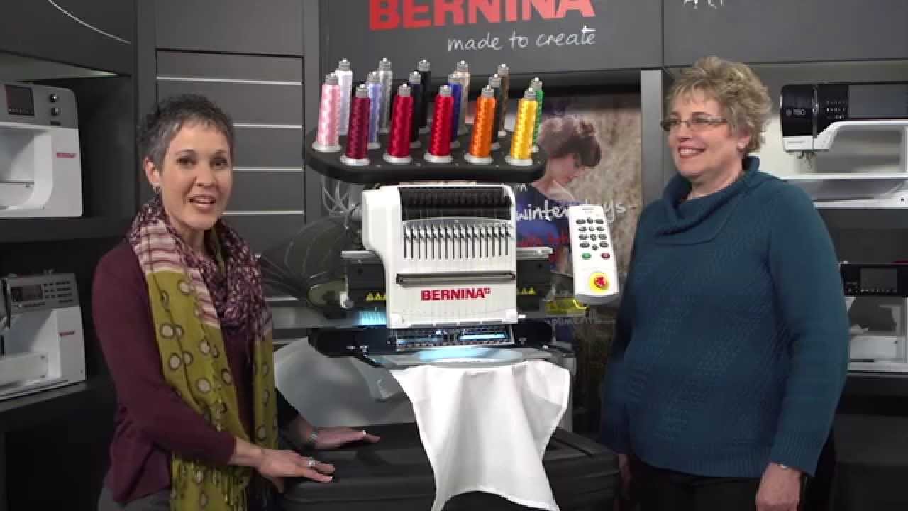 BERNINA E 16 PLUS – the first BERNINA multi-needle embroidery machine ...